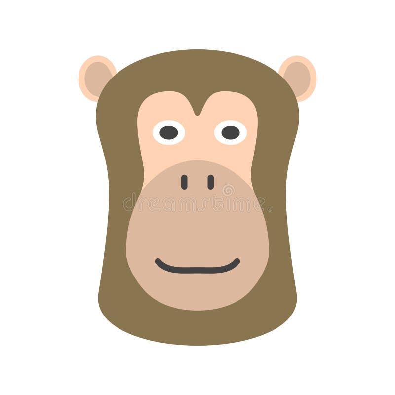 Baboon Face stock vector. Illustration of monkey, mammal - 100619446