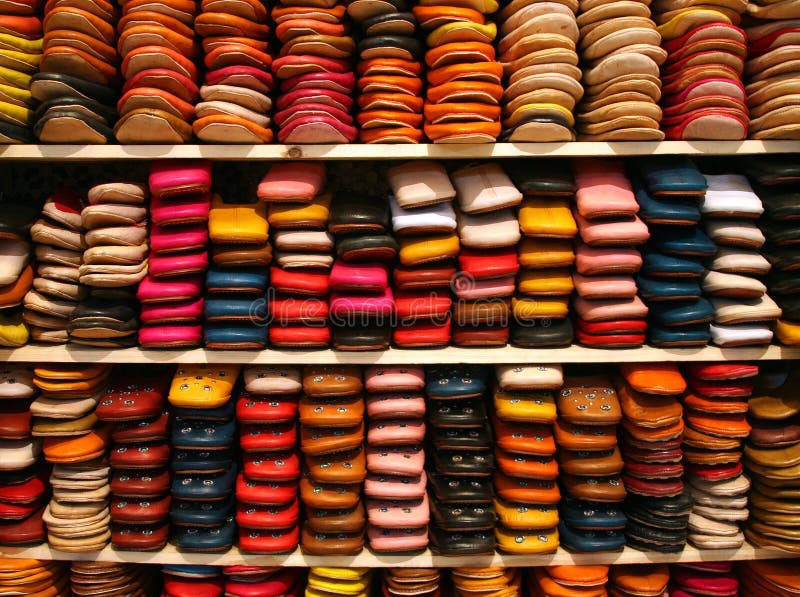 Babouche stock photo. Image of group, goat, travel, leather - 13996592