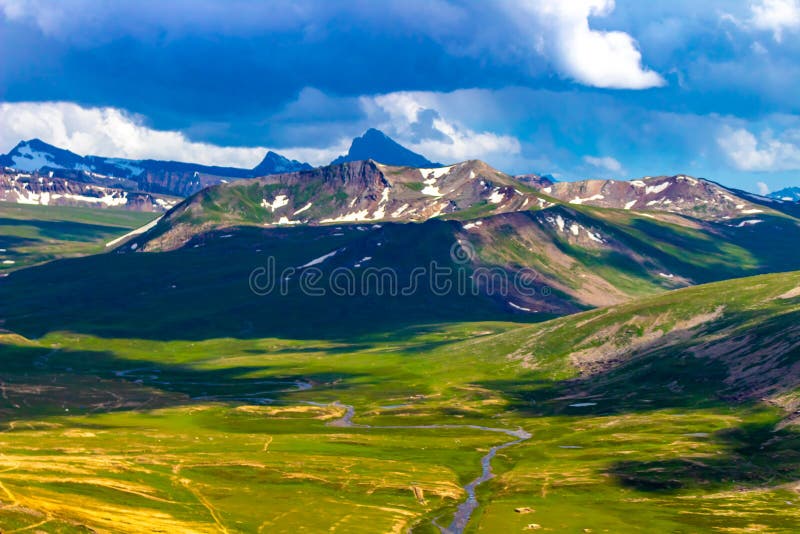 Babusar Top Mountain Snow On Stone Stock Image - Image of capcher ...