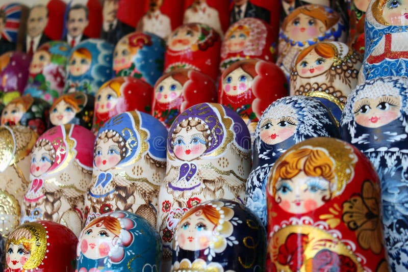 Babushka Dolls stock photo. Image of isolated, wooden - 7281884