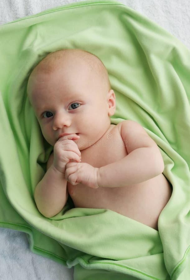 Thoughtful baby stock image. Image of family, hand, baby - 255877