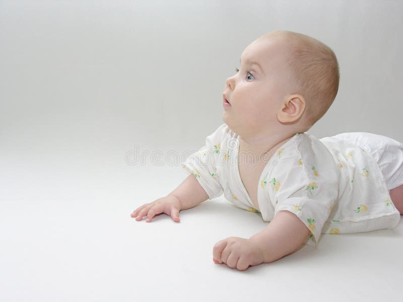 Baby think stock image. Image of gaze, people, high, baby - 409699