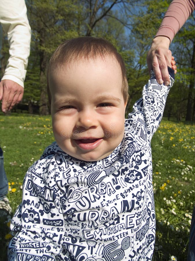 Baby stock image. Image of parenhood, spring, outdoor - 12417409