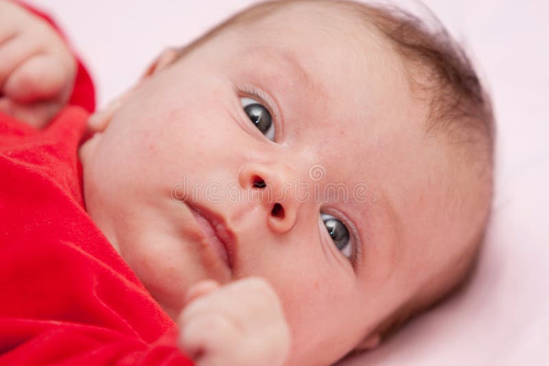 Baby stock image. Image of newborn, drying, beautiful - 12725733