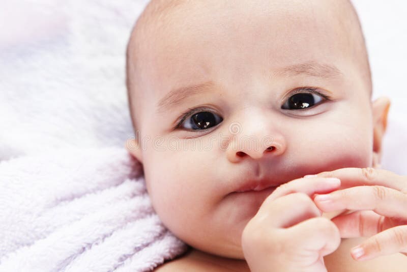 Baby stock image. Image of look, green, adorable, decorative - 13785843