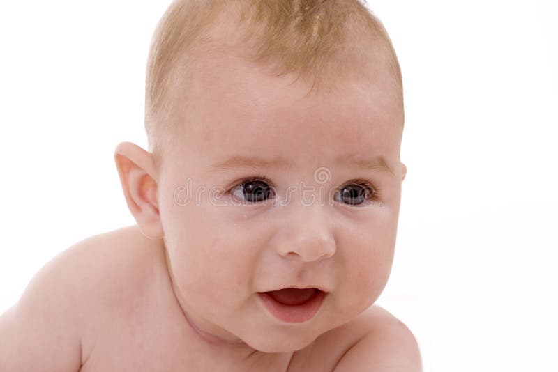 Baby stock image. Image of innocent, look, happy, staring - 15234207