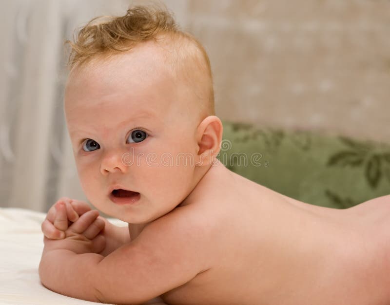 Frightened baby stock photo. Image of beginnings, eyes - 20379154