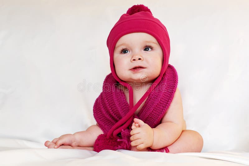 Baby stock image. Image of head, infant, innocent, excited - 16909449