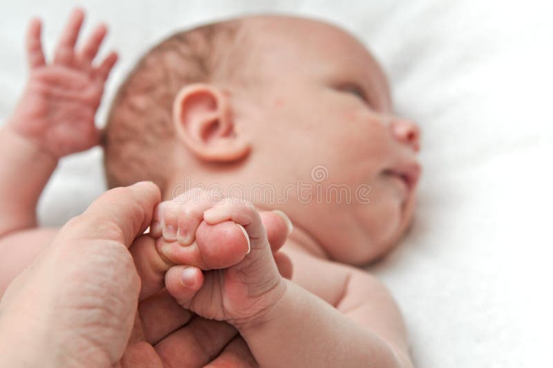 Baby being baptized stock image. Image of water, christening - 5832991