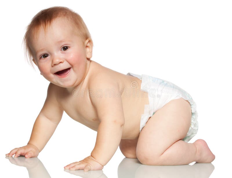 Baby Getting Out of the Tube Stock Photo - Image of human, creation ...