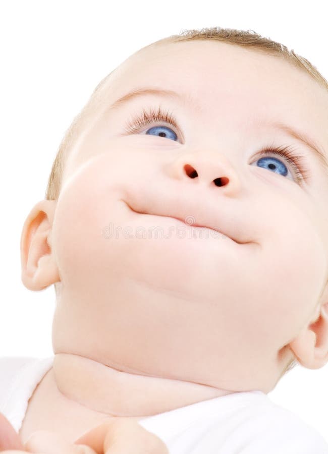 Baby portrait stock photo. Image of fair, funny, happy - 14784512