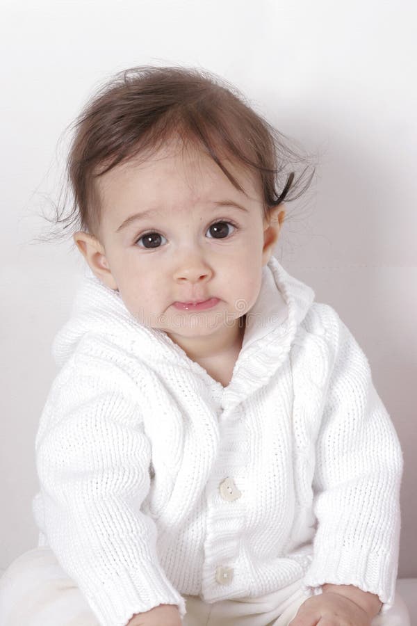 Baby stock image. Image of little, person, girl, expressions - 8340569