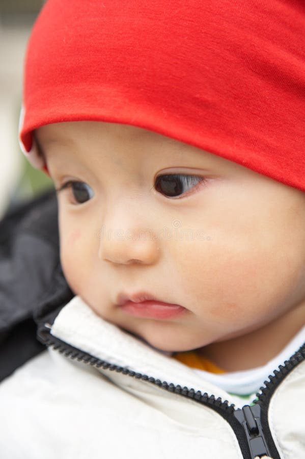 Frightened baby boy stock photo. Image of afraid, care - 6628862