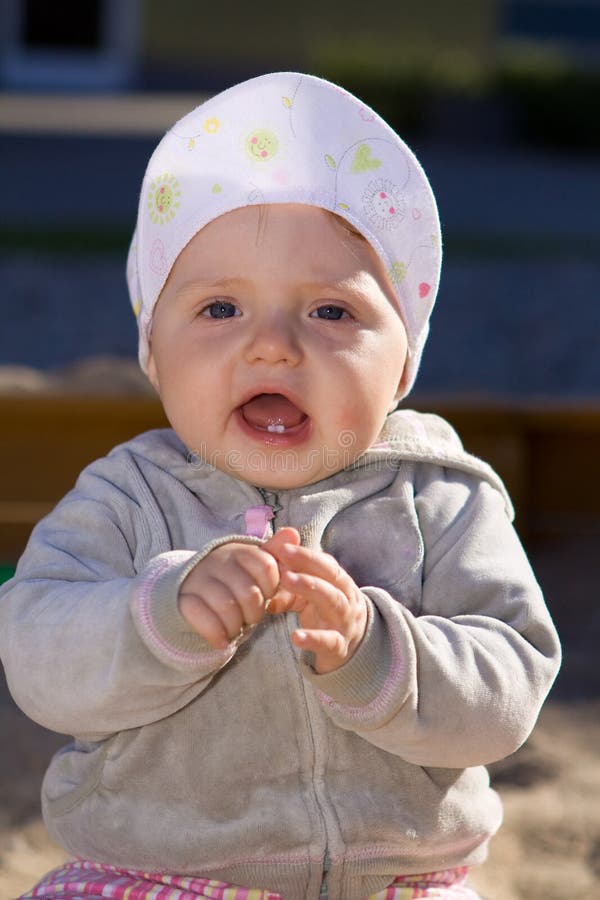 Baby stock image. Image of golden, childhood, happiness - 9467053