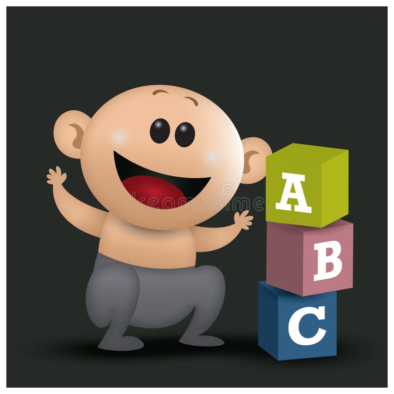 Boy Abc Blocks Stock Illustrations – 457 Boy Abc Blocks Stock ...