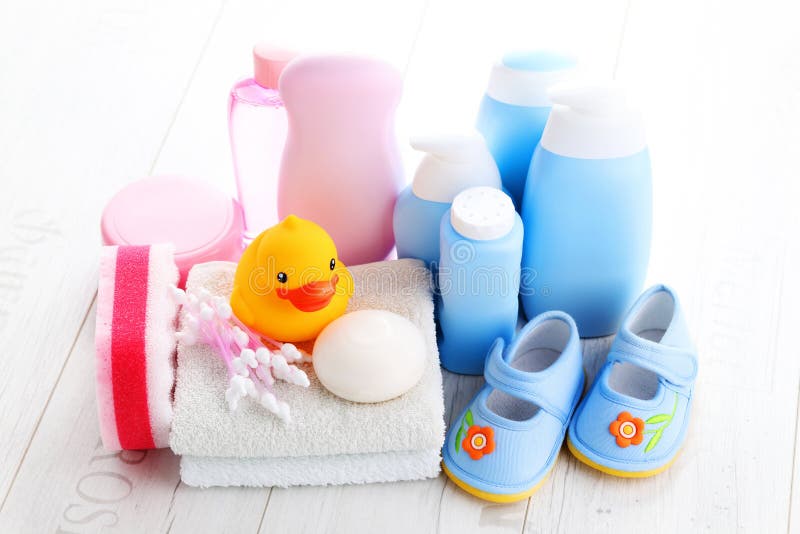 Baby accessories stock image. Image of product, towel - 48740189