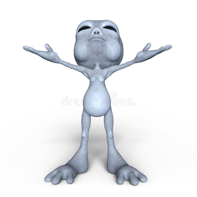 Baby alien stock illustration. Illustration of unidentified - 95050837