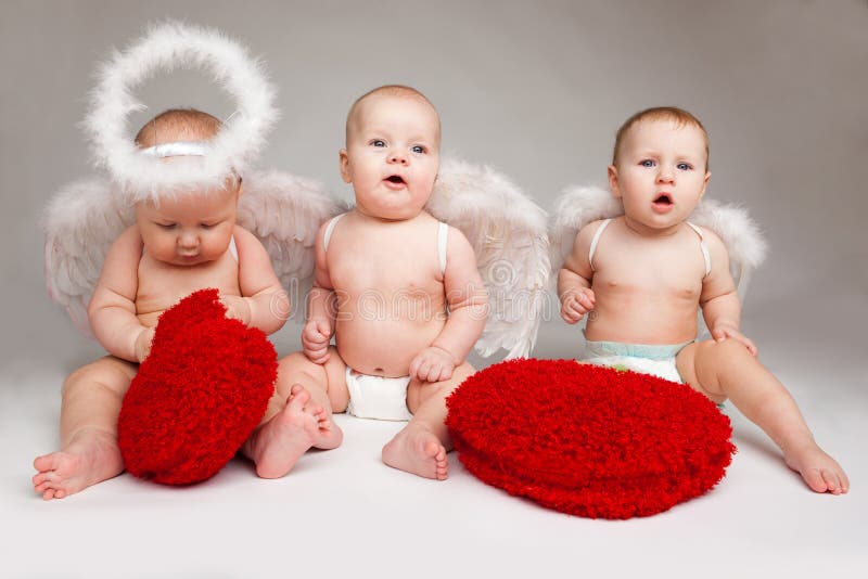 Baby angels stock photo. Image of people, adorable, infants - 12564846