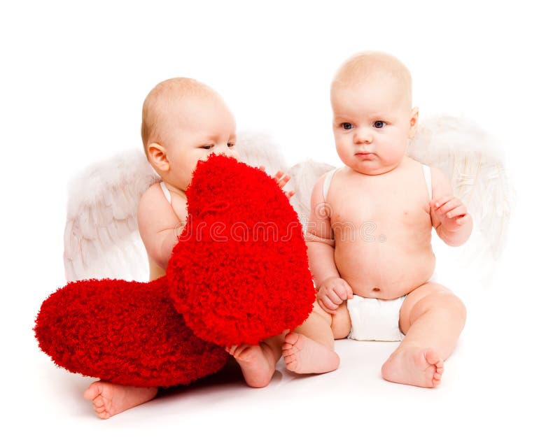 Baby angels stock image. Image of lovely, attractive - 12153239