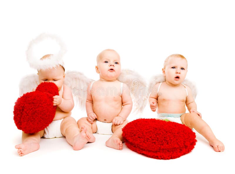 Baby angels stock photo. Image of infants, angelic, children - 17318396