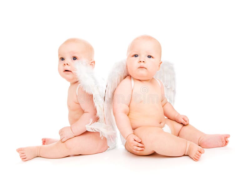 Baby angels stock photo. Image of infants, angelic, children - 17318396
