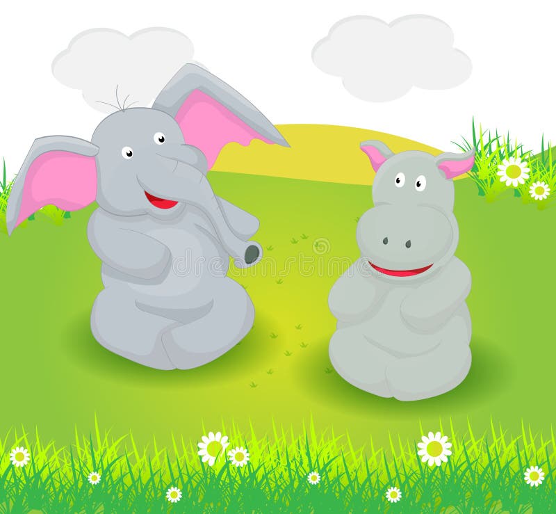 Animals Talking. Farm and Wild Fauna Characters Talks Sound, Cartoon ...