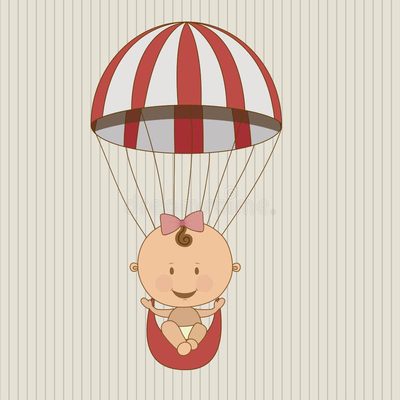 Baby arrival stock illustration. Illustration of bird - 35217650