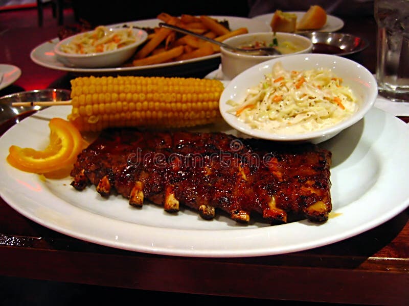 Baby Back Ribs stock photo. Image of grilling, back, rack - 25702