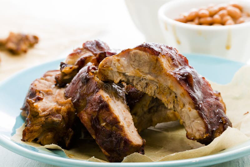 Baby Back Ribs stock photo. Image of appetizer, edible - 29692248