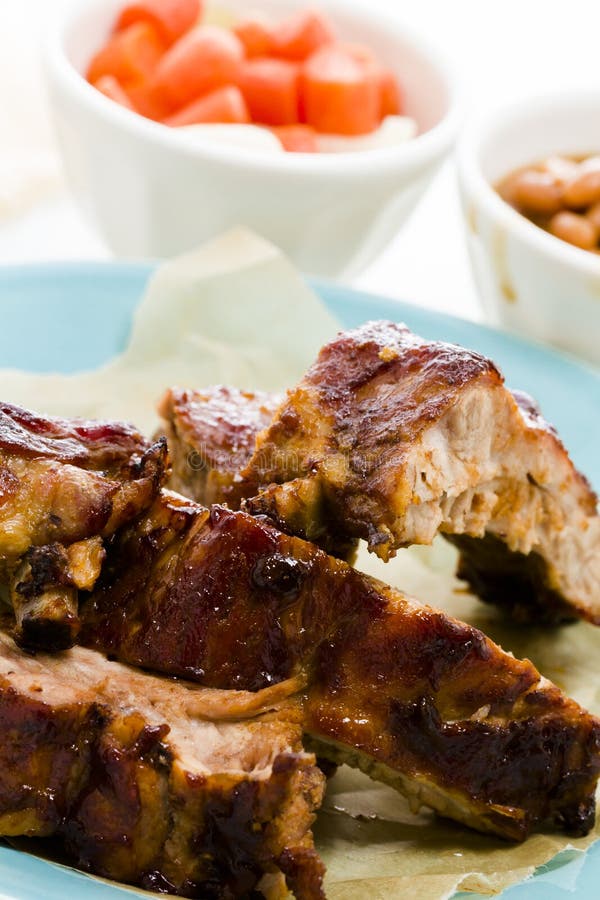 Baby Back Ribs stock photo. Image of meat, barbeque, kitchenware - 29692284