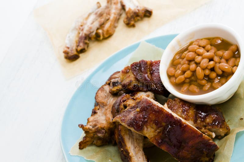 Baby Back Ribs stock photo. Image of parchment, fresh - 29692450