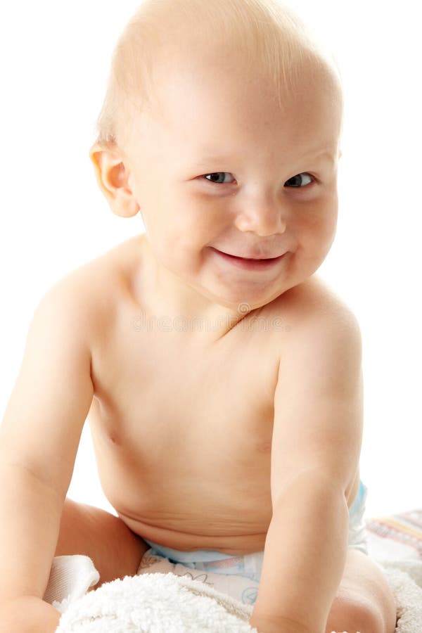 Baby after bath. stock image. Image of beauty, human - 10649063