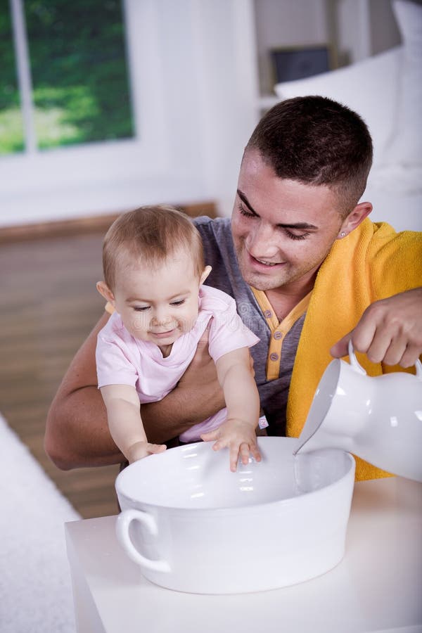 Baby bath stock photo. Image of little, bathtub, care - 16814472