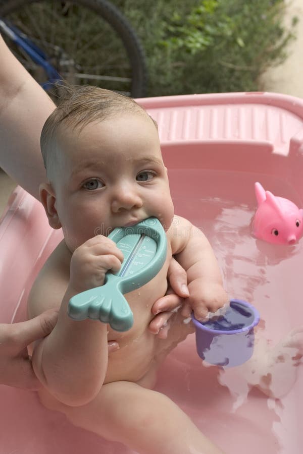 Baby Bath#6 stock photo. Image of happy, expression, face - 702186