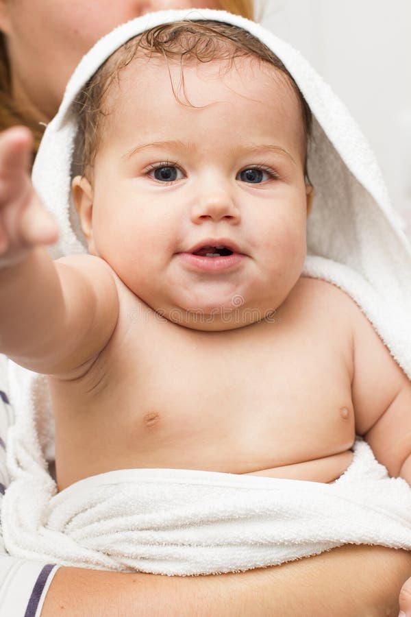 Baby Bathing stock photo. Image of small, infant, clean - 47236670