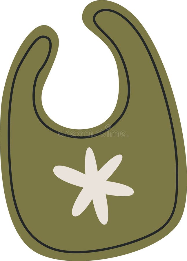 Baby Bib Accessory stock vector. Illustration of childhood - 309339094