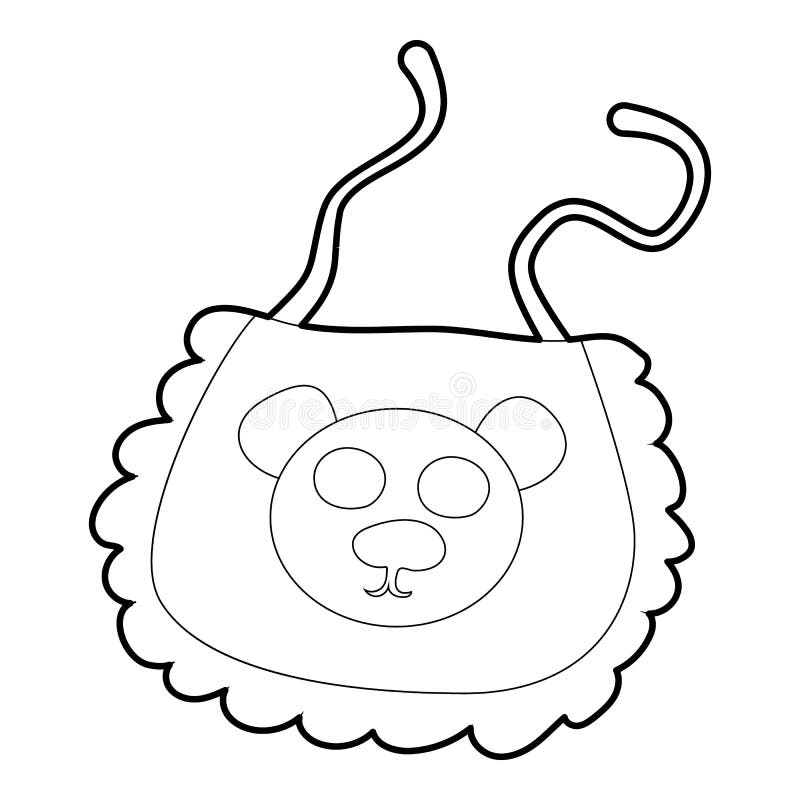 Baby Bib Coloring Coloring Pages