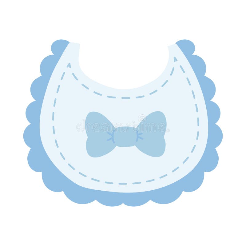 Baby bib icon stock vector. Illustration of born, isolated - 289845079
