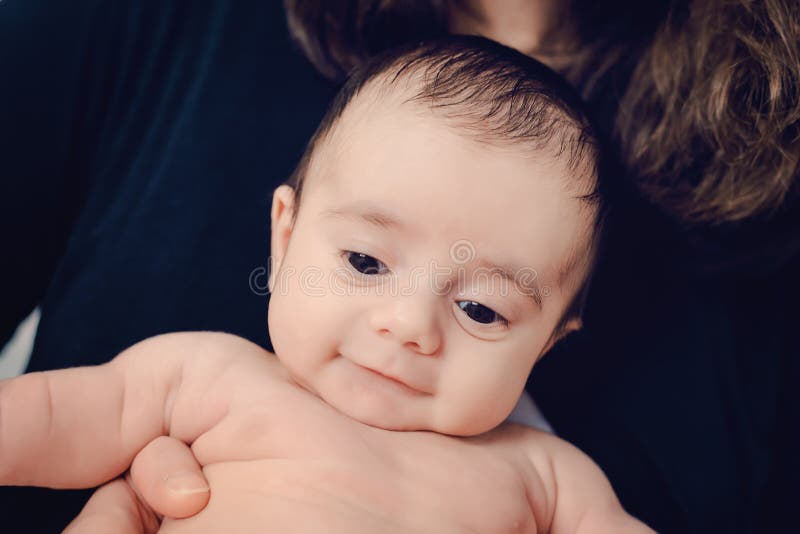 Baby big smile stock photo. Image of expression, little - 114683010