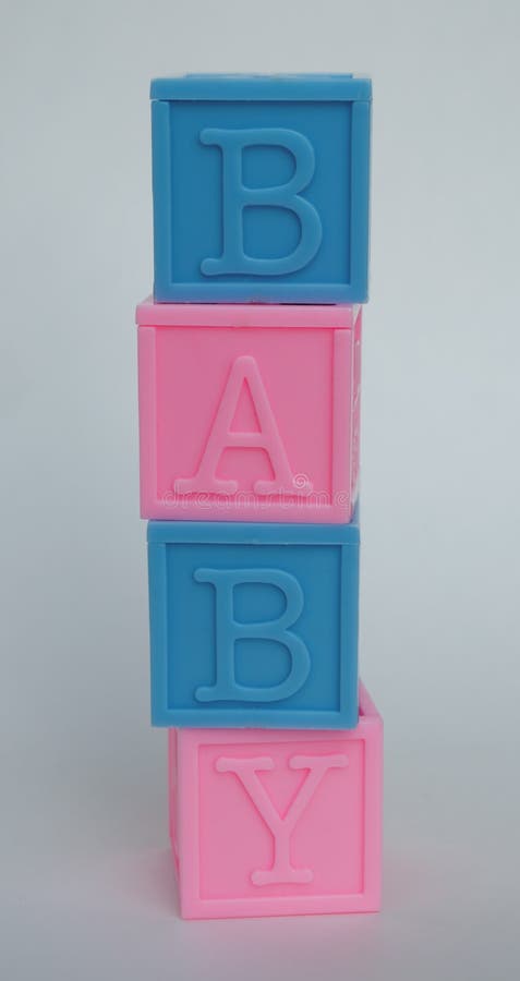 Baby blocks stock image. Image of blue, stacked, stacking - 12746029