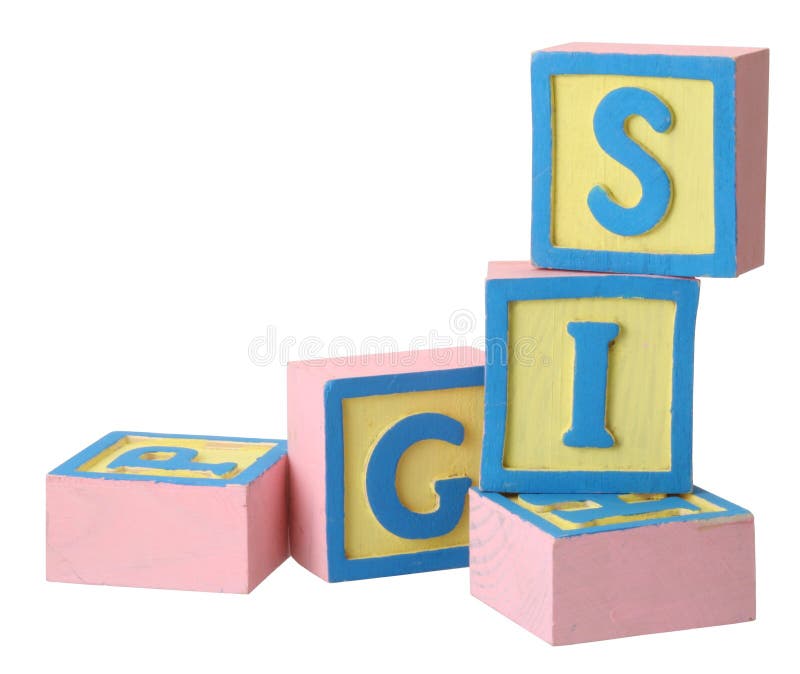 Baby Blocks. stock photo. Image of group, pink, study - 18156168