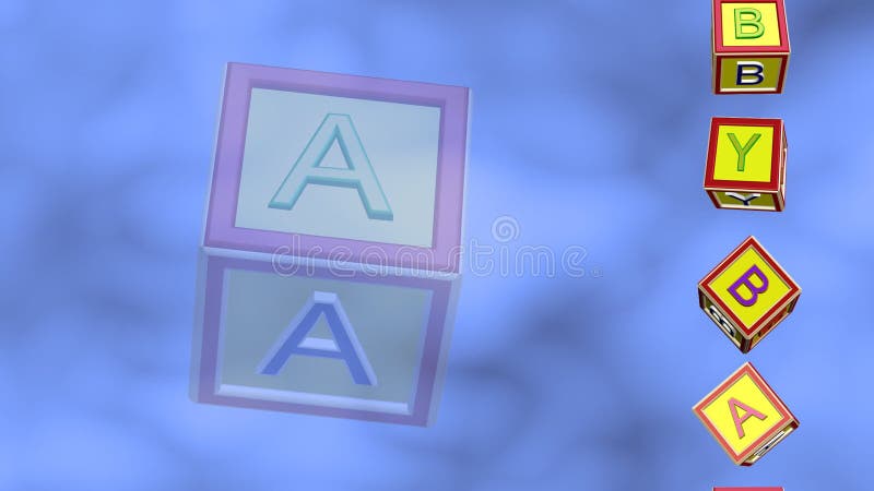 ABC blocks stock footage. Video of graphic, graphical - 218365682