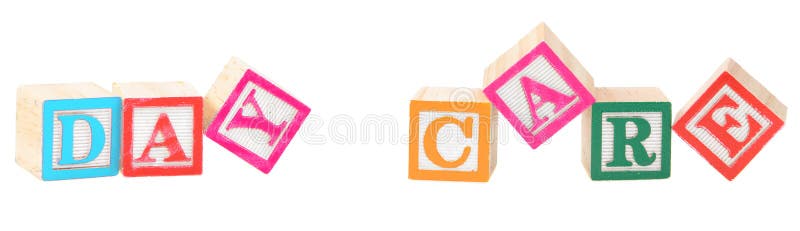 Baby Blocks Spelling Day Care Stock Photo - Image of white, color: 34308770