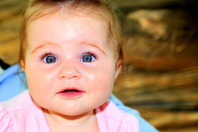 Amazed baby face stock photo. Image of hair, expression - 4693200