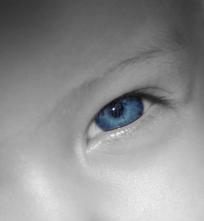 Sad Blue Eyes stock image. Image of baby, emotion, babies - 717971
