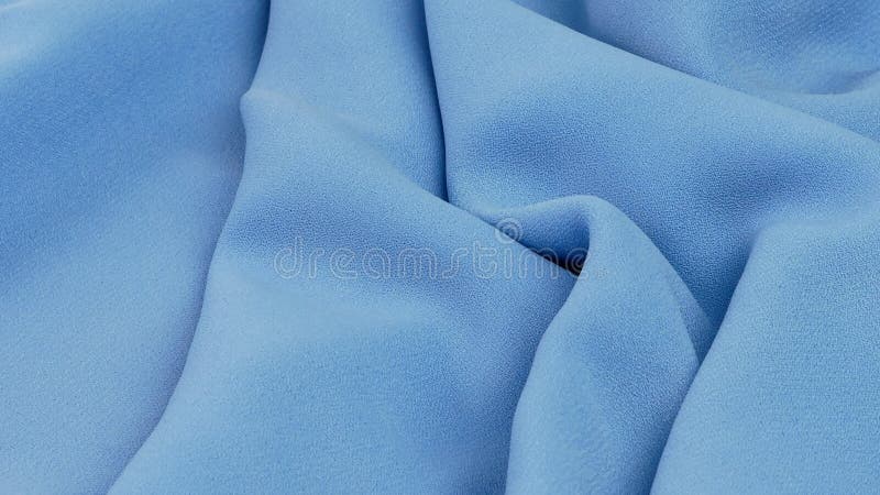 Baby Blue Fabric Texture, Wrinkled Fabric As a Background Stock Photo ...