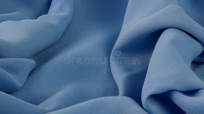 Baby Blue Fabric Texture, Wrinkled Fabric As a Background Stock Photo ...
