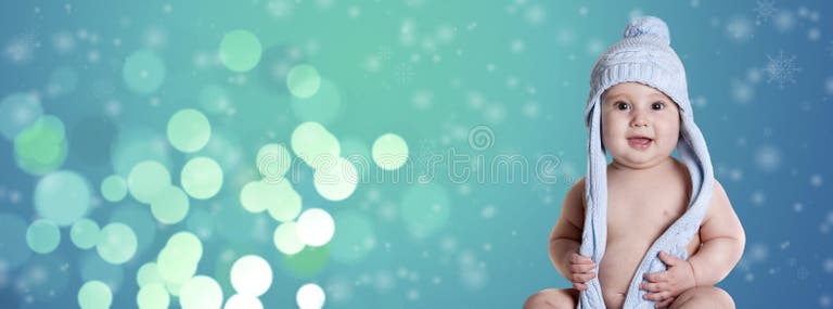 Baby blue snow stock image. Image of adorable, child - 28213177