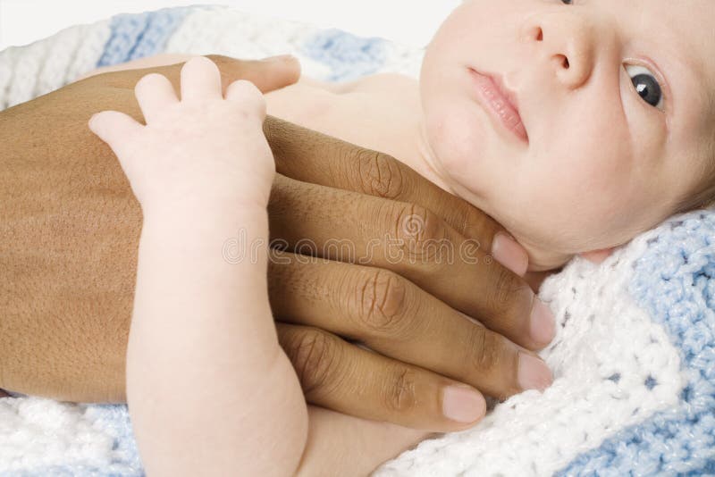 Baby bonding stock photo. Image of eyes, affection, excited - 5199808