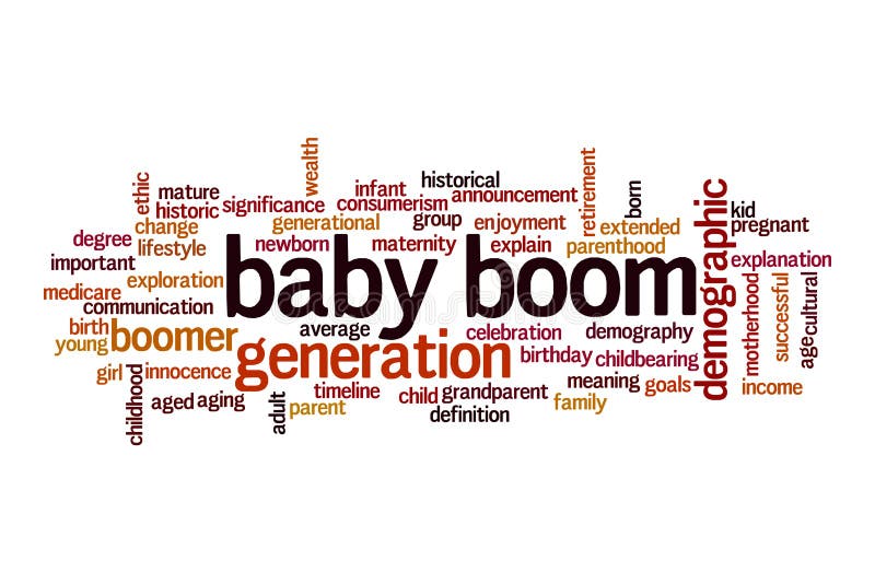 Baby boom concept stock illustration. Illustration of demographic ...